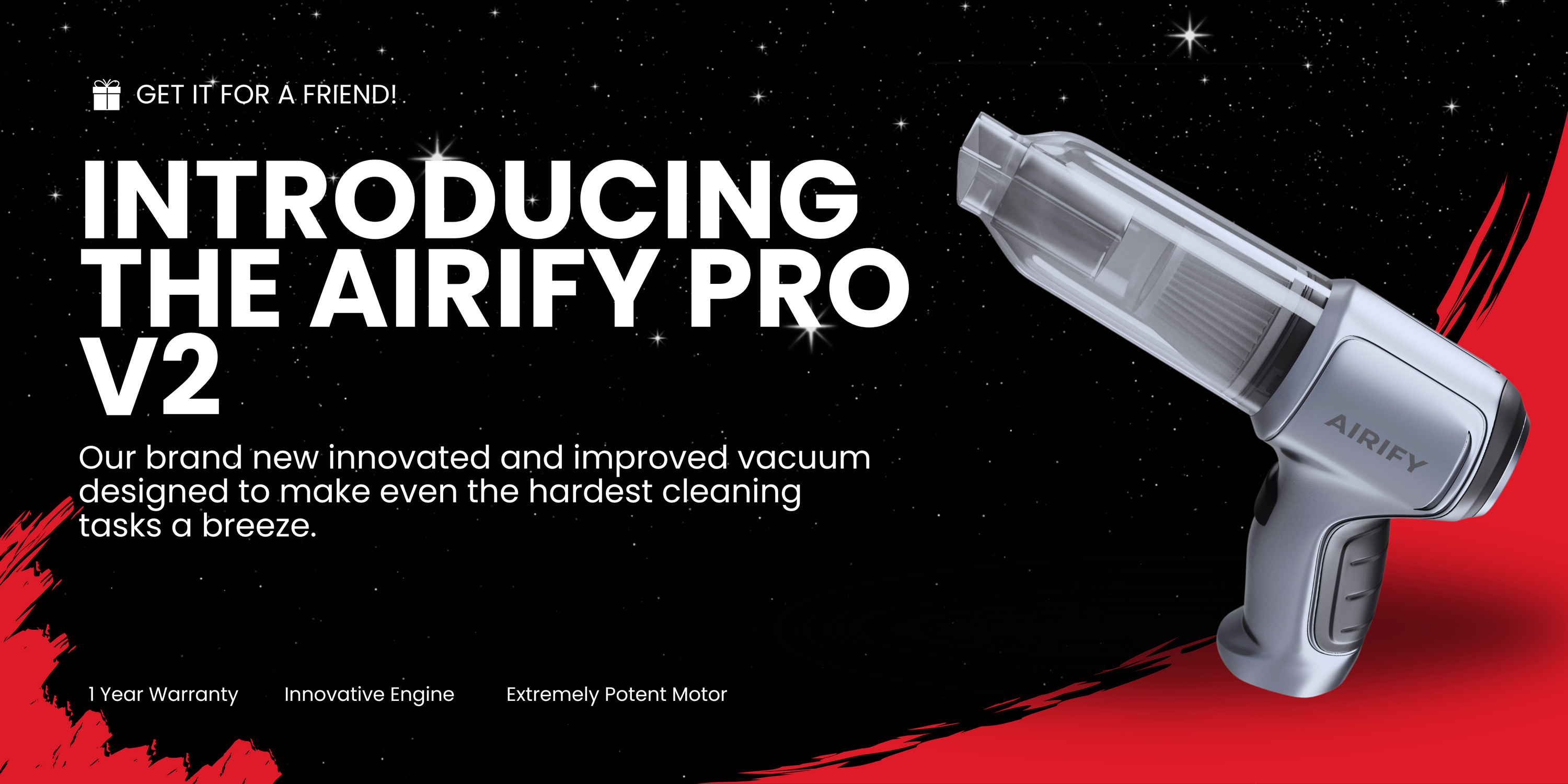 Try Airify - The 2 in one vaccum cleaner & blower